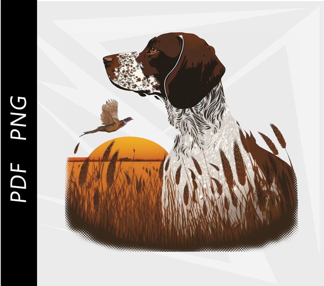 German Shorthaired Pointer Hunting Design (digital Download) - Etsy