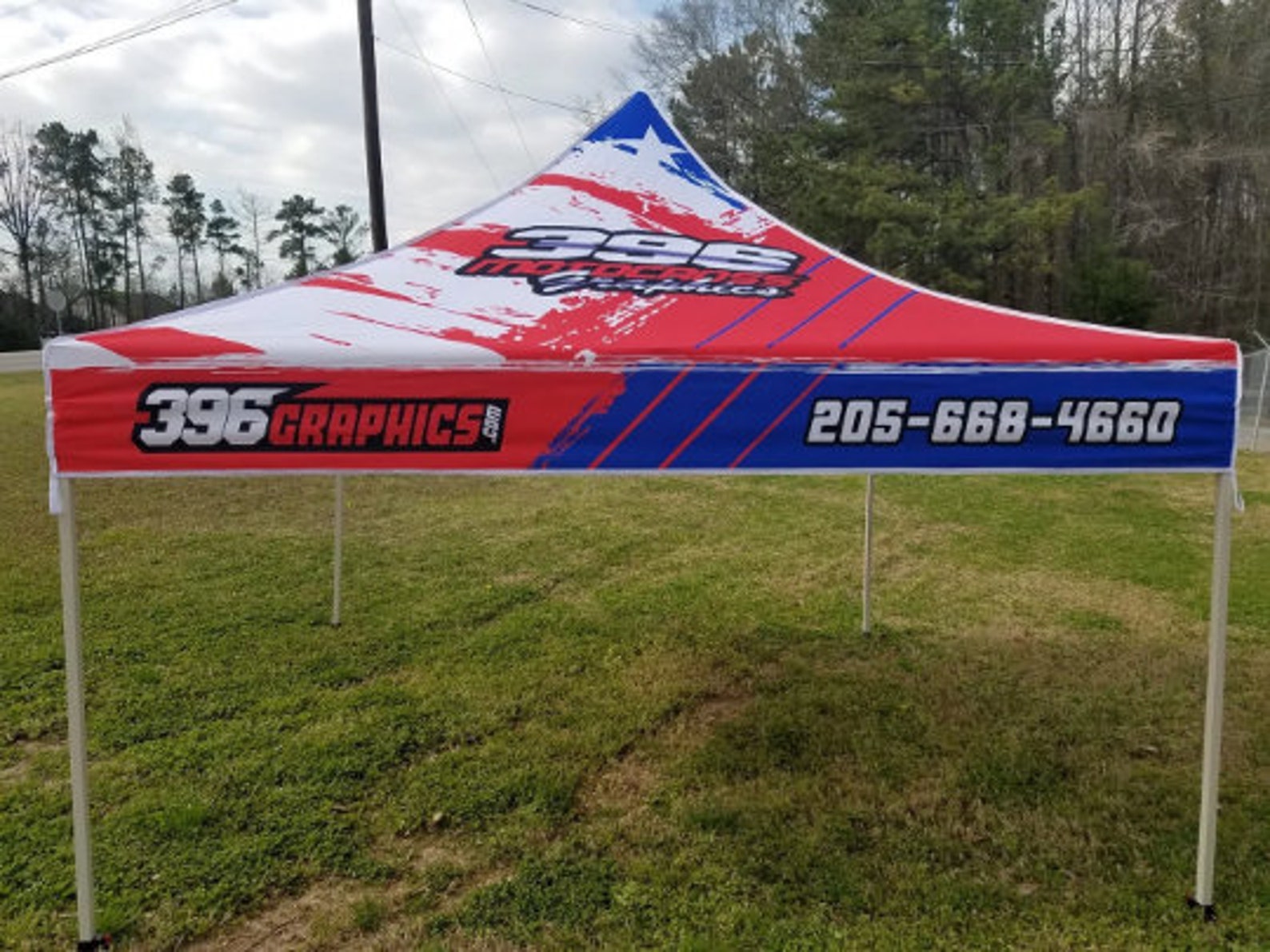10'x10' Custom Business Canopy, Business Canopy, Custom Canopy, Custom ...