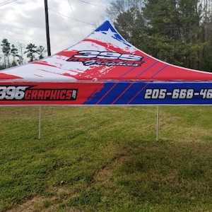 10'x10' Custom Business Canopy, Business Canopy, Custom Canopy, Custom ...