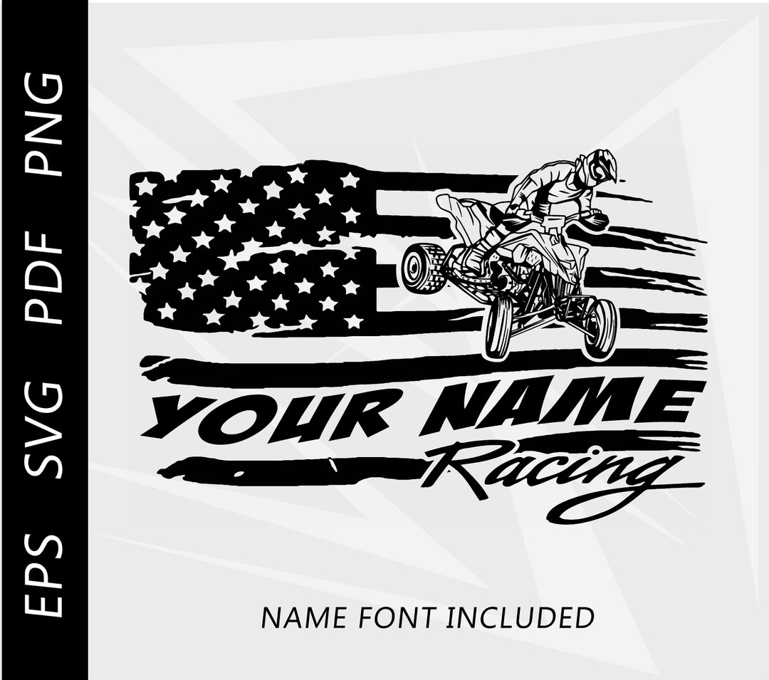 Custom ATV Racing Flag Design, Motocross Clipart (digital Download) - Etsy
