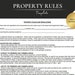 TENANT PROPERTY RULES and Regulations Template, Rules and Regulations ...
