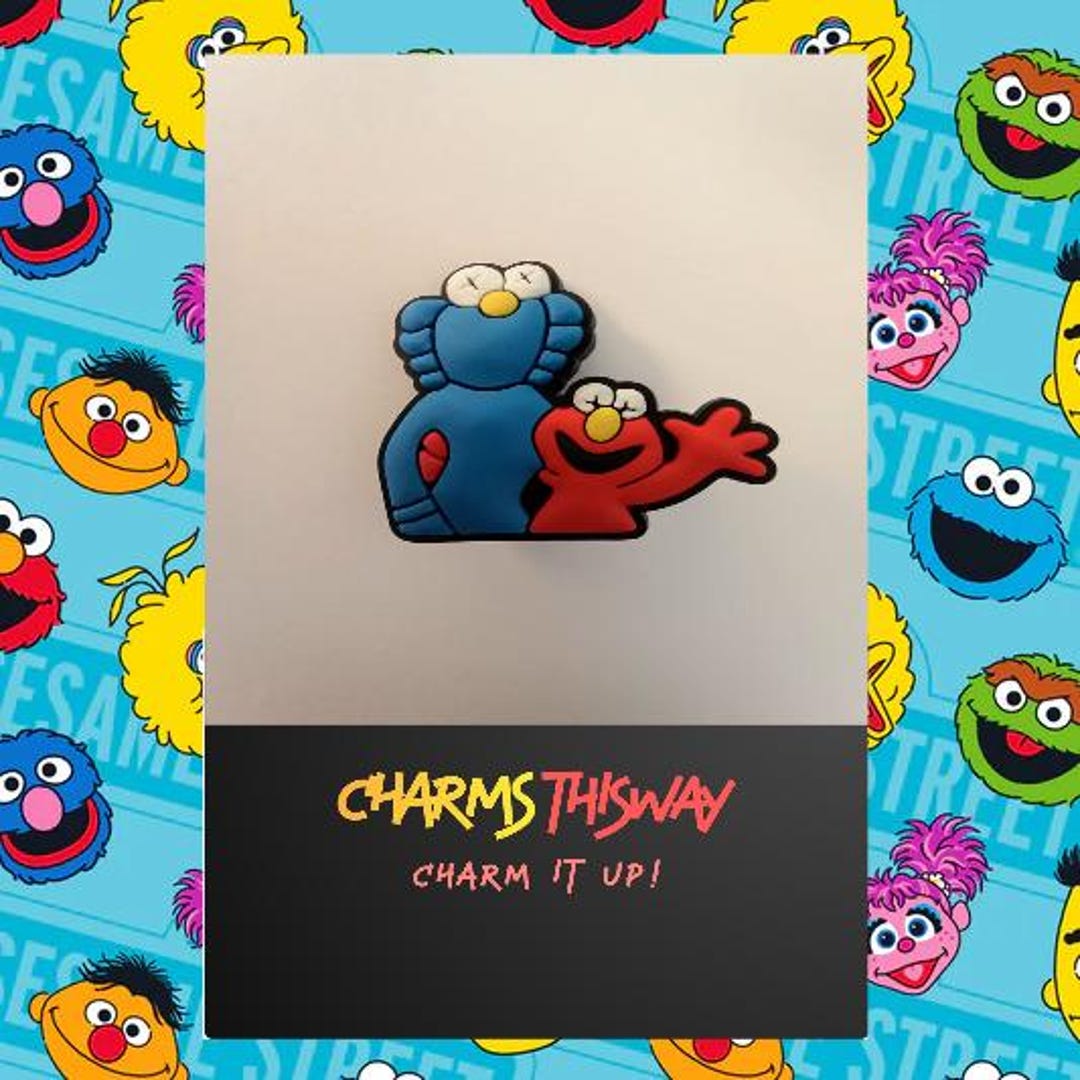 Grover and Elmo Sesame Street Crocs Shoes Charms - Etsy