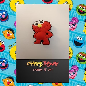 Little Elmo Sesame Street Crocs Shoes Charms - Etsy