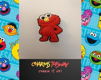 SUPER Elmo! Sesame Street Crocs Charms - Etsy UK