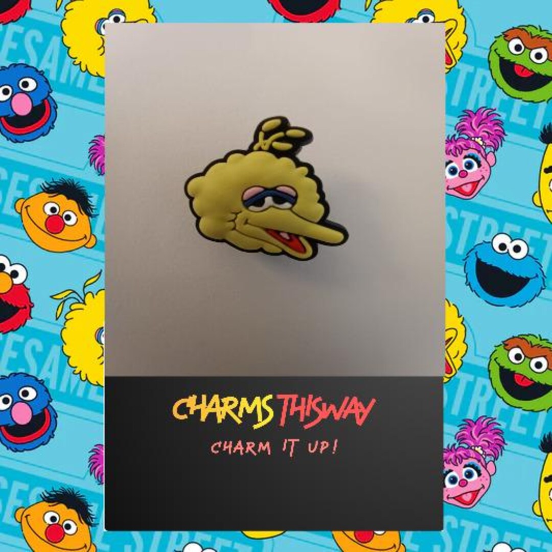 Big Bird Sesame Street Crocs Shoes Charms - Etsy