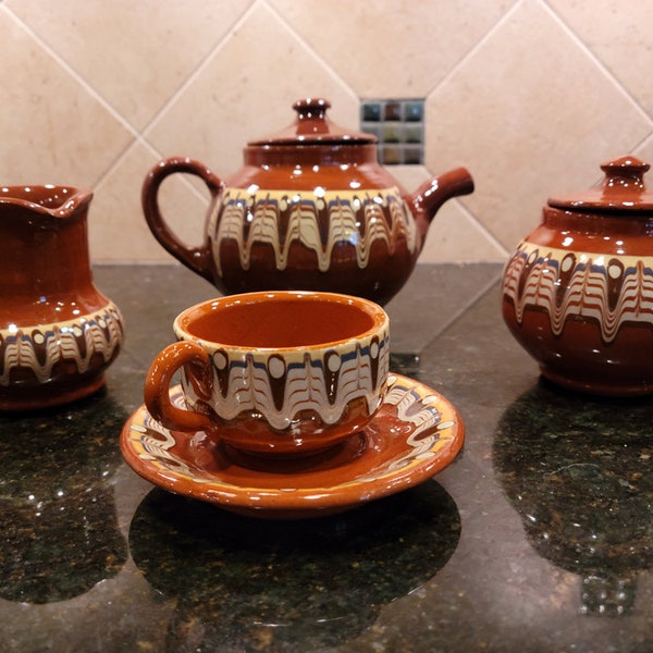 Terra Cotta Tea Cups - Etsy