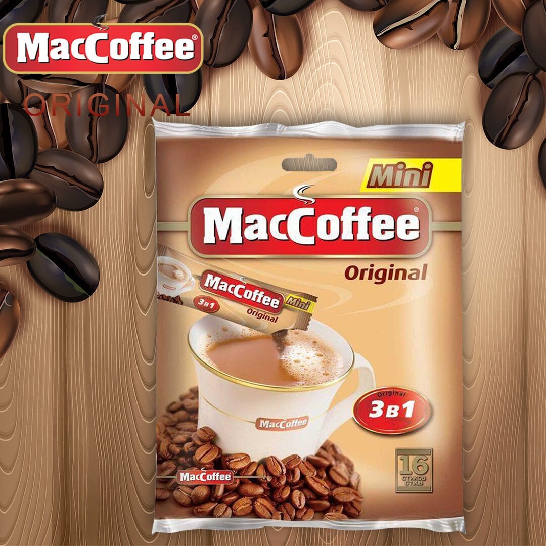 Extra 50 X Instant Coffee MACCOFFEE 3 IN 1 Original 3in1 20g - Etsy