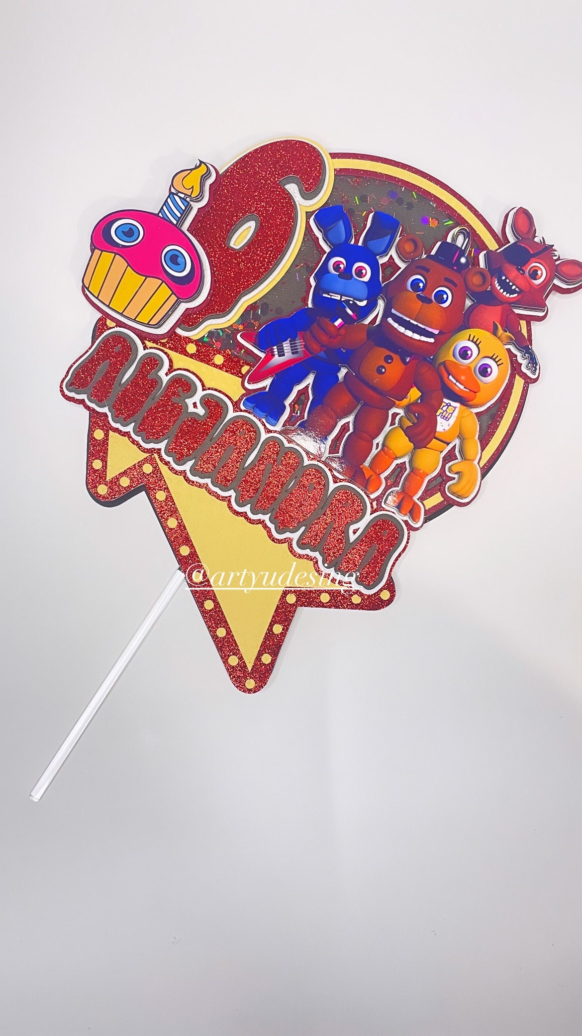 Five Nights at Freddy's Cake Topper, Party Decoration Five Nights ...