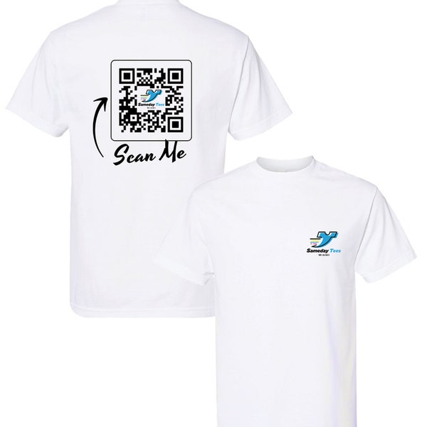 Qr Code Shirt - Etsy