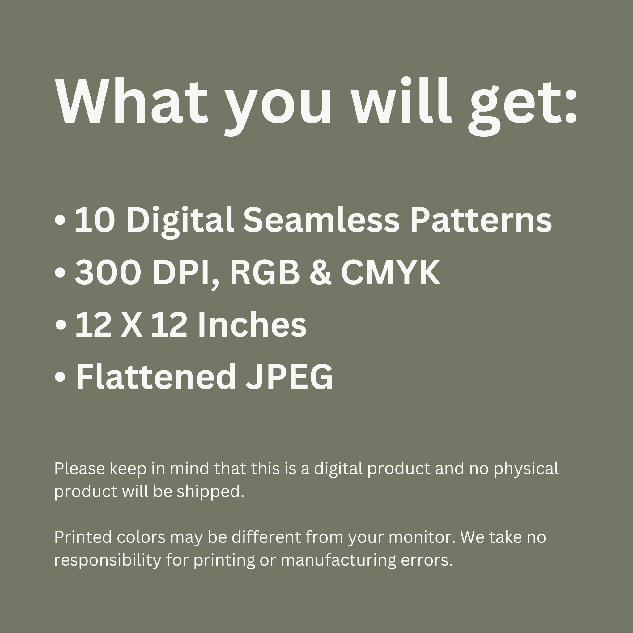 Vintage Botanical Sketches Digital Paper Bundle, 10 Vintage Floral ...