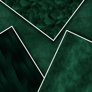 Dark Green Background Patterns Bundle, 12 Seamless Digital Patterns ...
