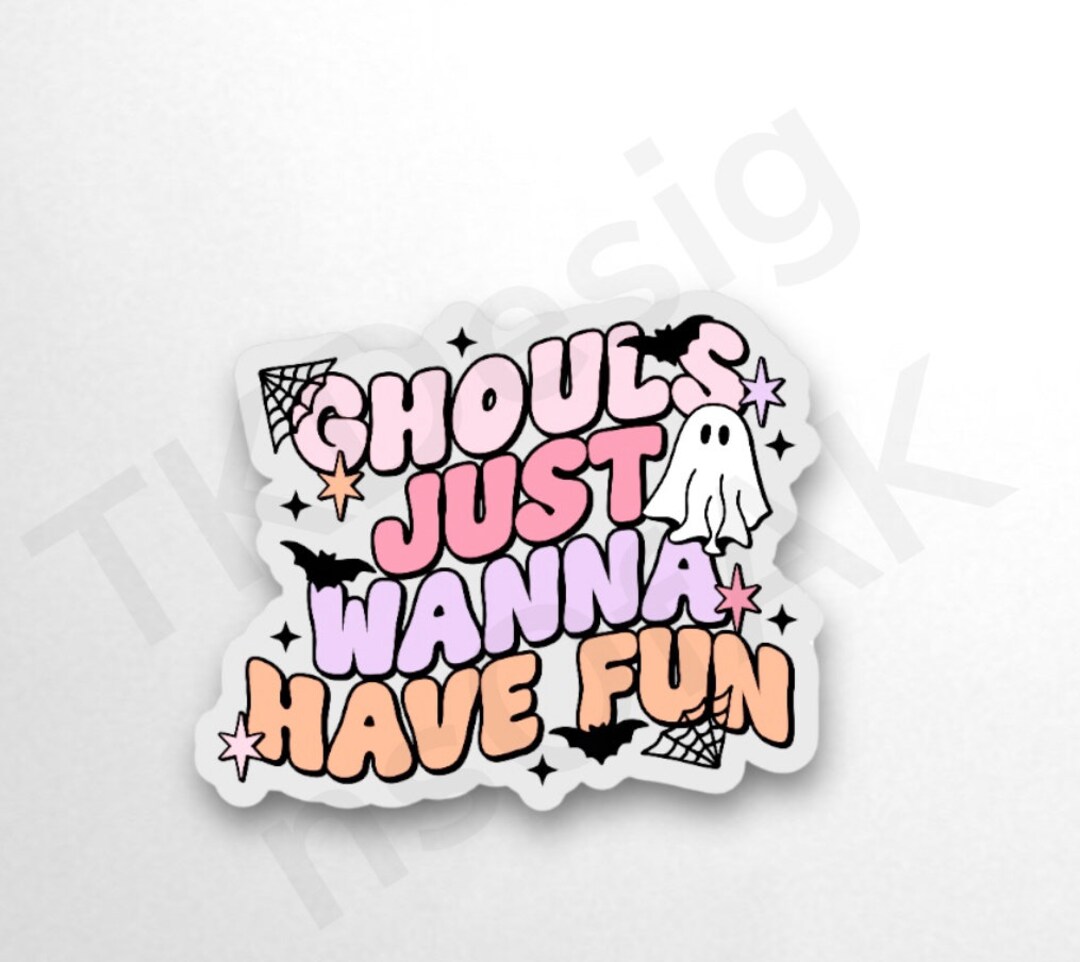 Funny Ghost Sticker Stanley Sticker Halloween Sticker Laptop Sticker ...