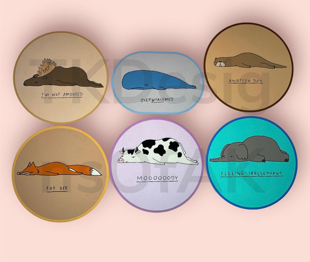 Sarcastic Animal Puns Animal Stickers Funny Animal Laptop Sticker ...