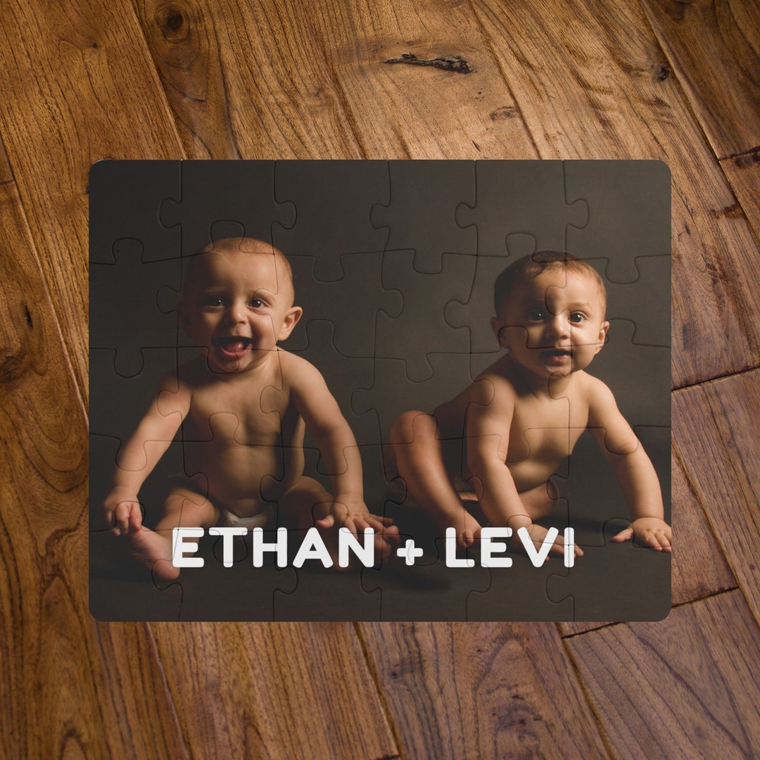 Custom Kids Photo Puzzle, Personalized Name Puzzle Gift, Toddler ...