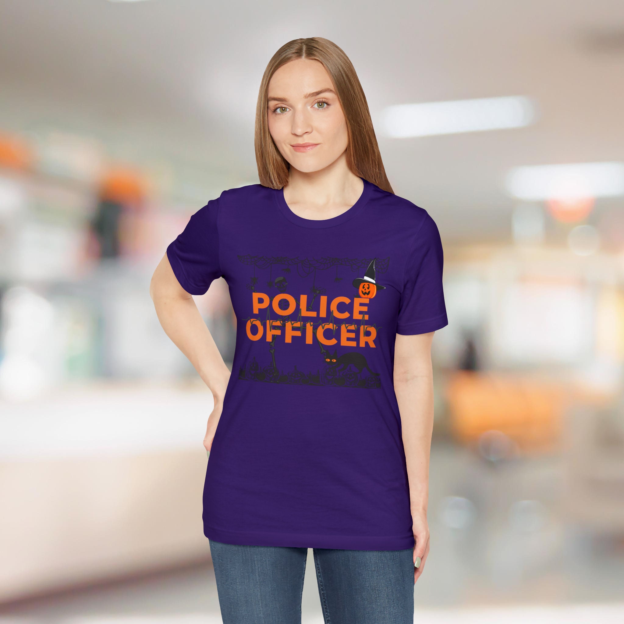 Halloween Funny Police Officer Shirt Spooky Season Happy - Etsy