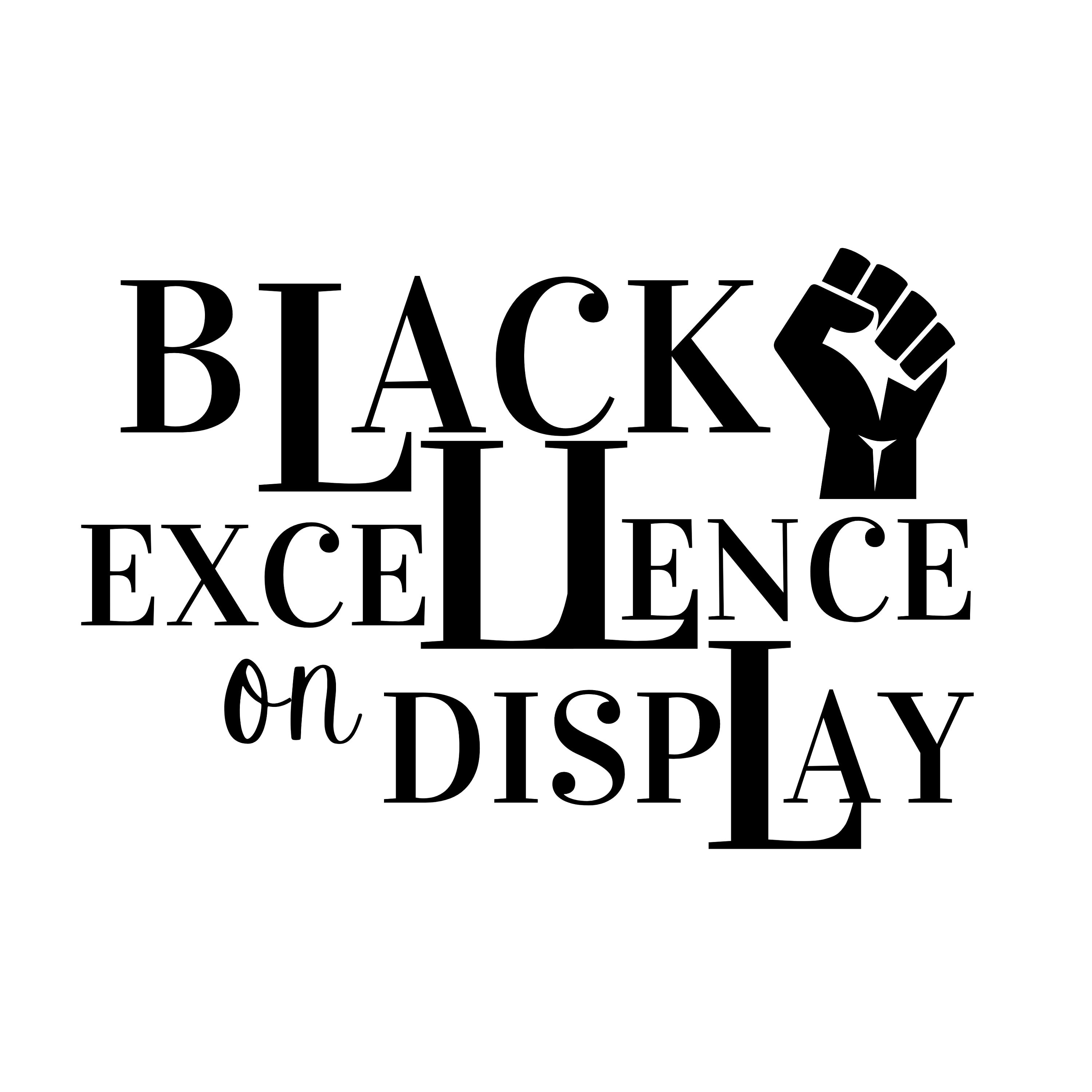 Black Excellence on Display Png Svg Black History Month - Etsy