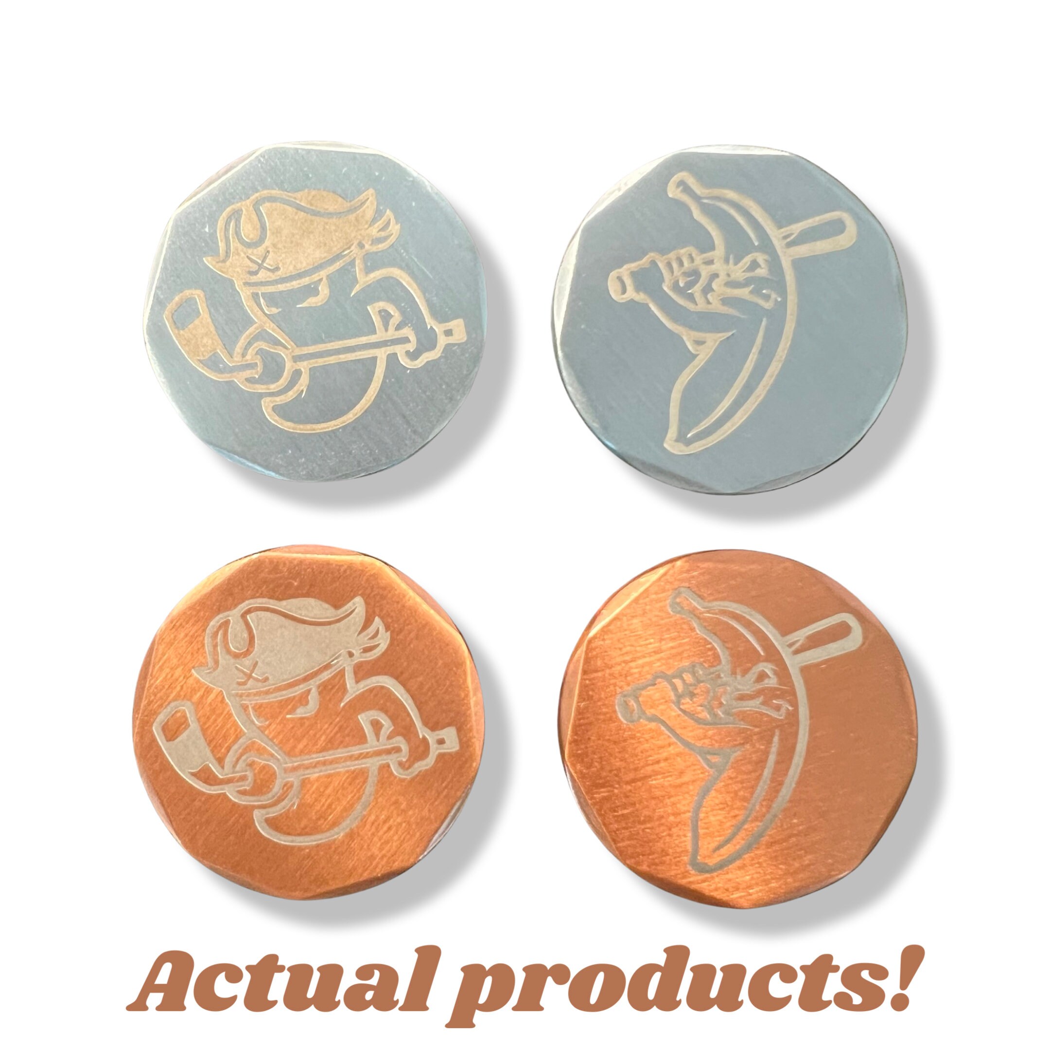 Custom Laser Engraved Golf Ball Markers Coins Gift for Dad - Etsy