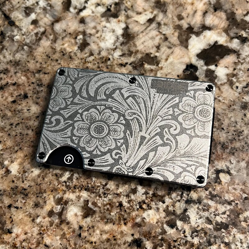 Titanium Wallet - Etsy