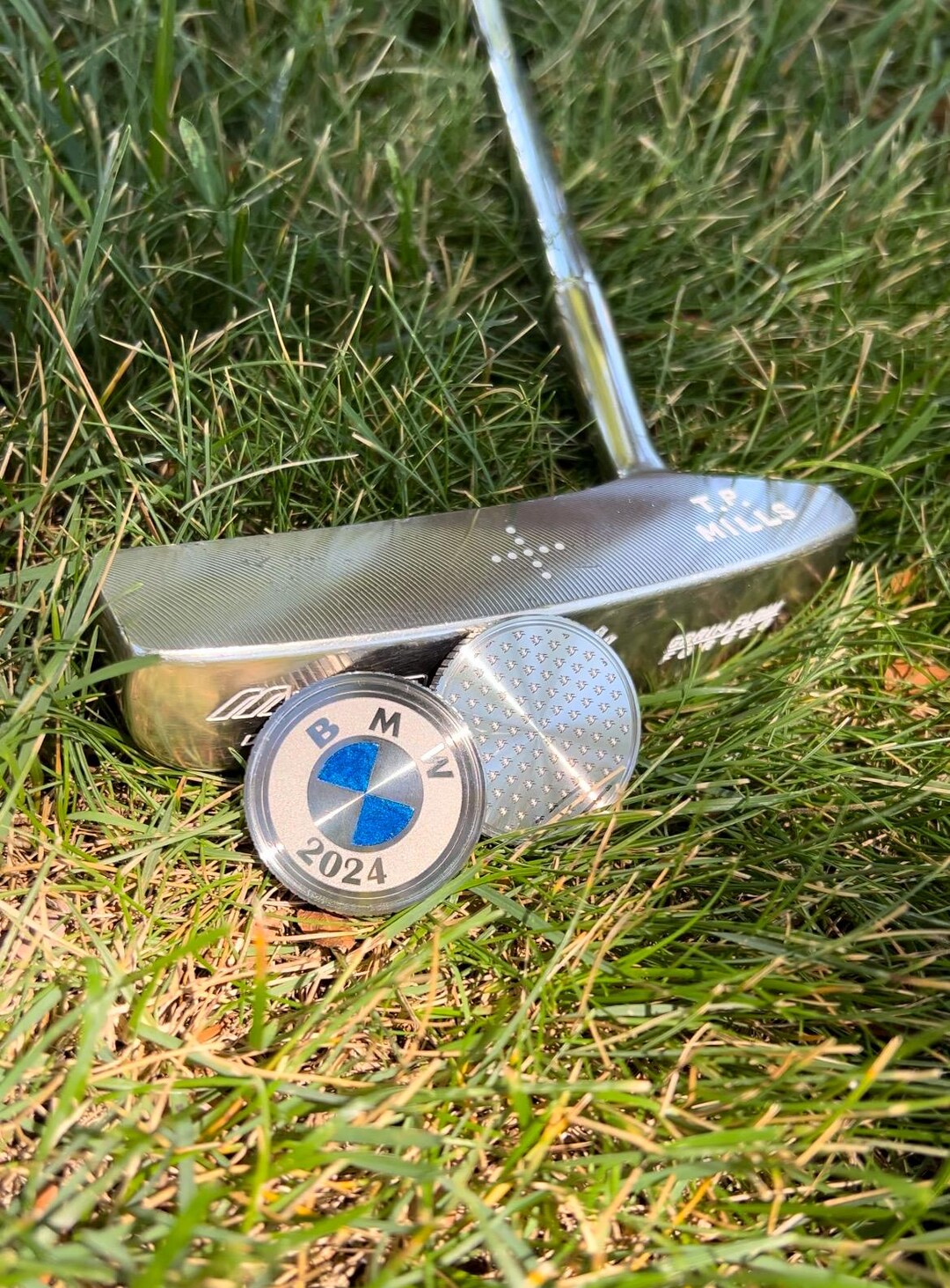 Premium Laser Engraved Golf Ball Markers Coins Gift for Dad Bachelor ...