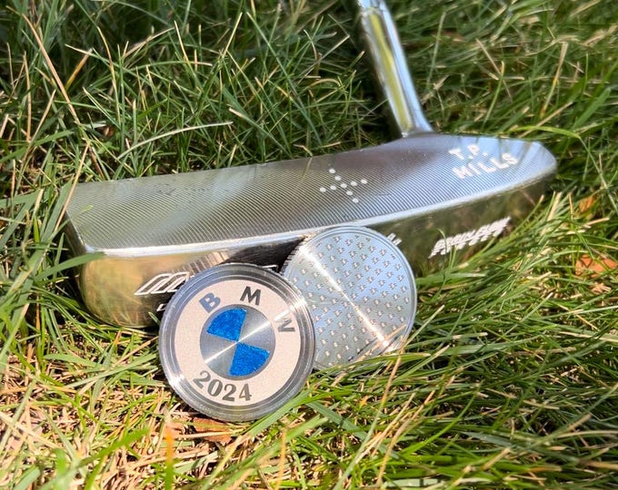 Premium Laser Engraved Golf Ball Markers Coins Gift for Dad Bachelor ...