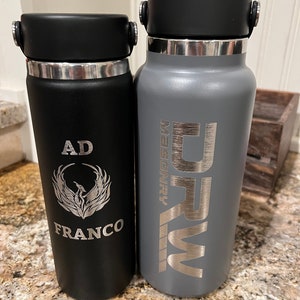 Custom Laser Engraved Hydroflask Water Bottles! Christmas Holidays Gift ...