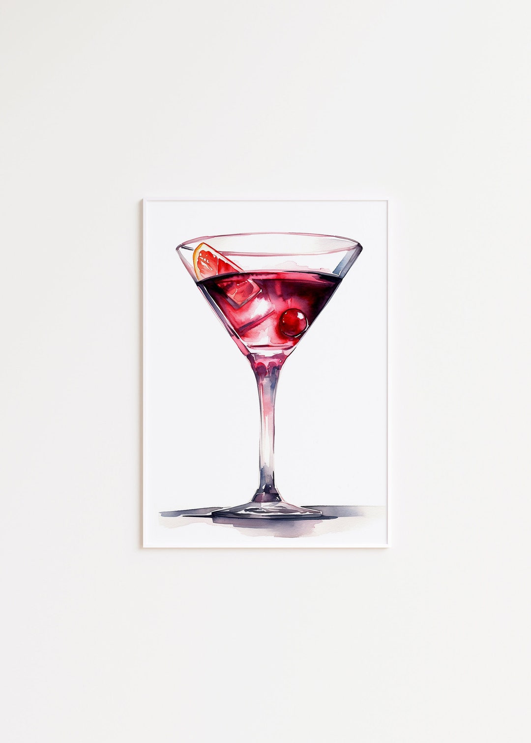 Print Art Print Cosmopolitan Cocktail Poster A2 A3 A4 A5 Wall Art ...