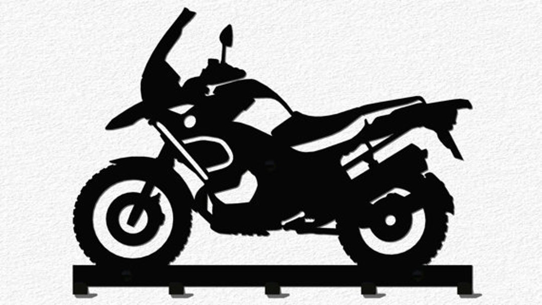 BMW Enduro Motorcycle Art / Hanger dxf File - Etsy