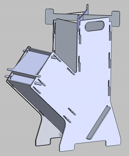 DIY Rocket Stove Digital File & Plan / (step, Dxf, Pdf) - Etsy Canada