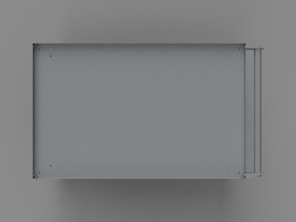 Trolley Cart Fabrication Plan / Mobile Sheet Metal DIY Tool Cart Kit ...