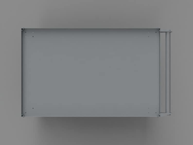 Trolley Cart Fabrication Plan / Mobile Sheet Metal DIY Tool Cart Kit ...