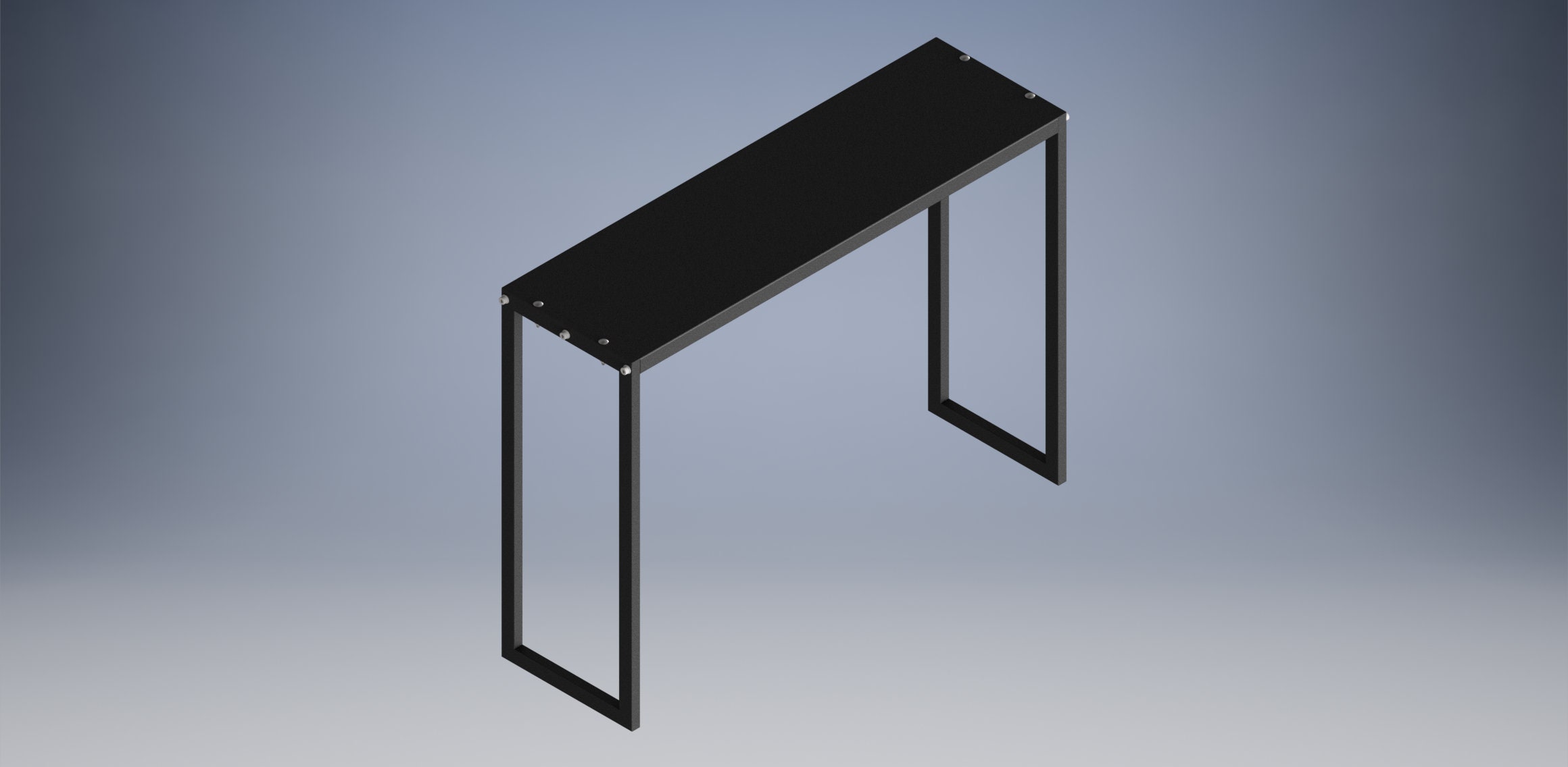 Easybuild Metal Desk DIY Plan / Dxf / 3d Cad Model / Dwg File / Pdf ...