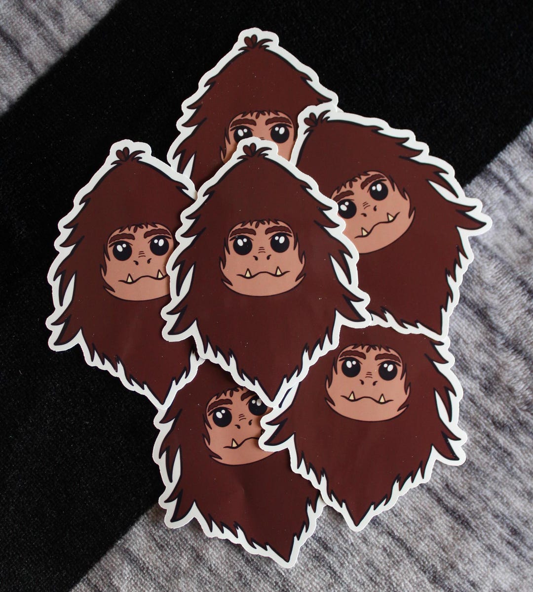 Chibi Cryptid Glossy Stickers: Bigfoot, Mothman, Wendigo - Etsy