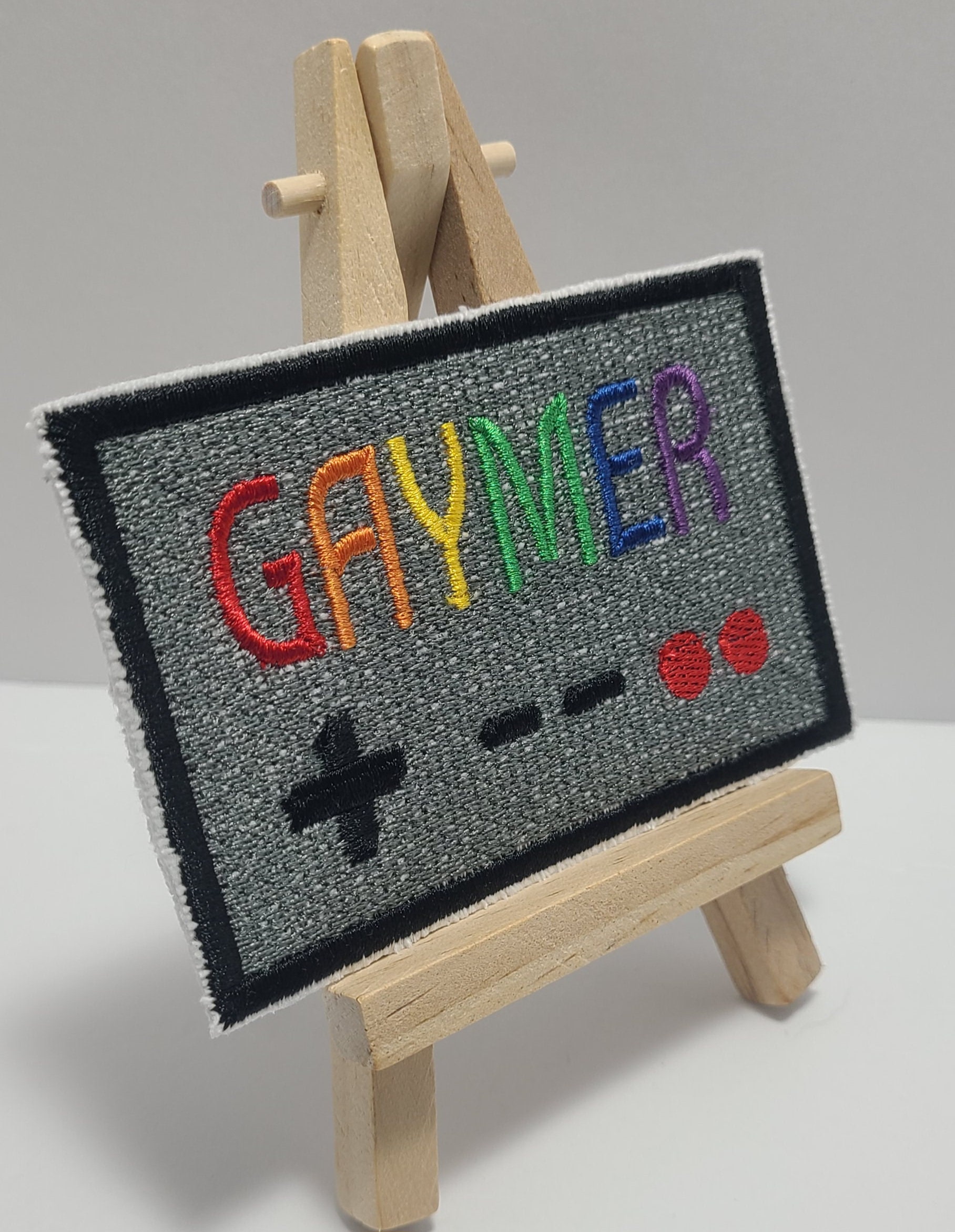 GAYMER LGBTQIA Pride Gamer Controller Nostalgia Embroidered - Etsy