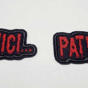 ANTICI... PATION - Embroidered Patch Set - Rocky Horror Cult Classic ...