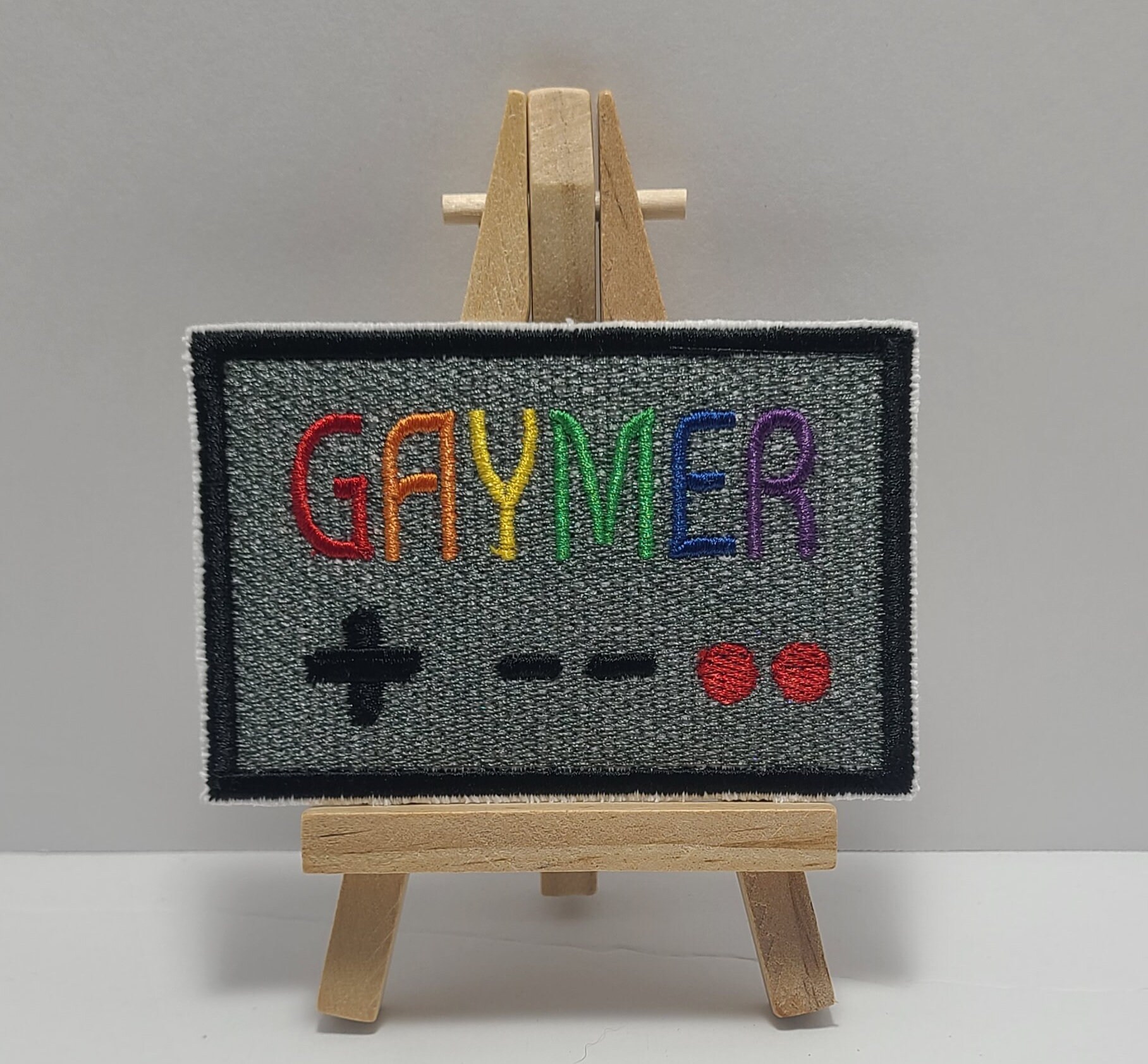 GAYMER LGBTQIA Pride Gamer Controller Nostalgia Embroidered - Etsy