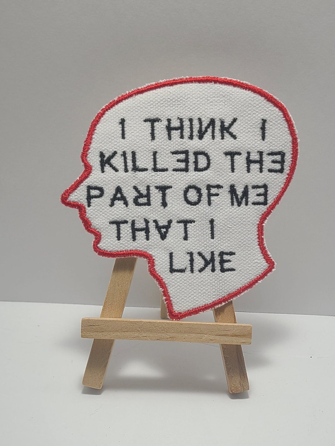 Kesha - Too Far Gone - Lyric Embroidered Patch Head Shape Fanart - Etsy