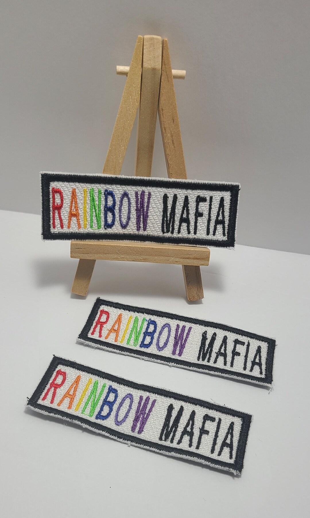 RAINBOW MAFIA Pride Lgbtqia Embroidered Sew-on Patch Indentity Club - Etsy