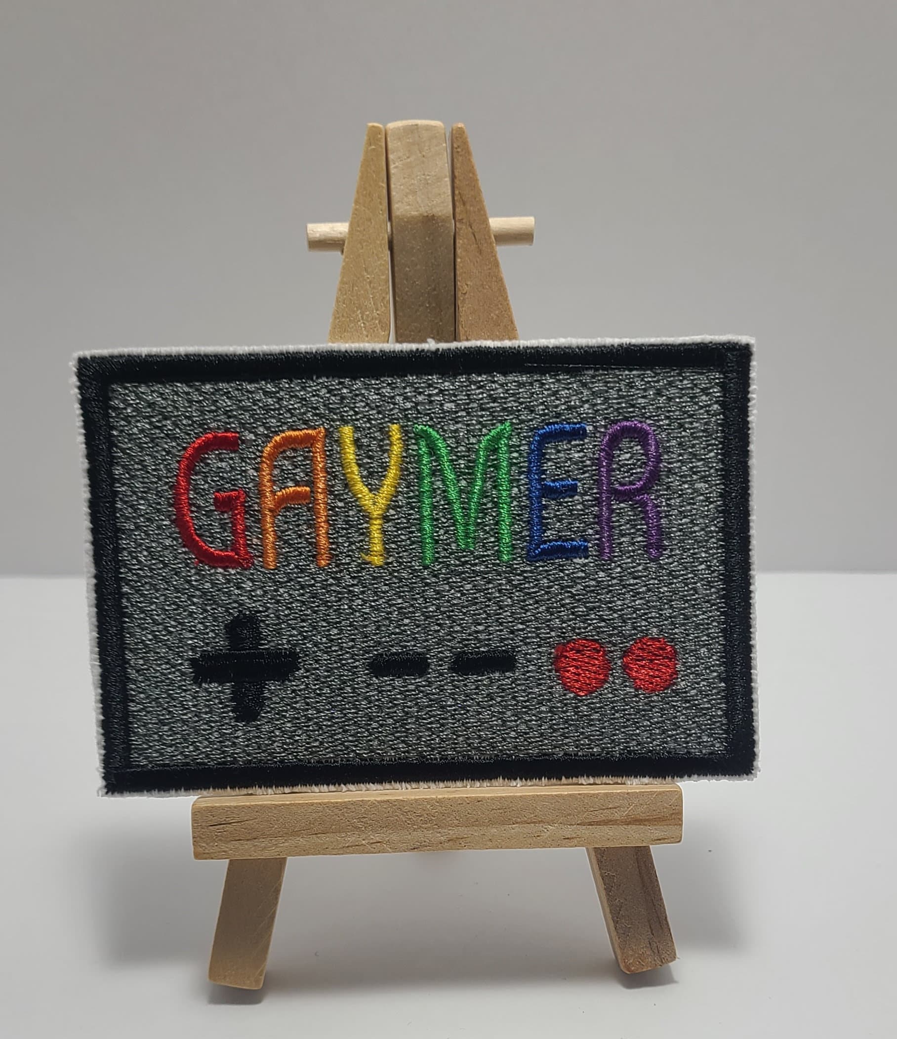 GAYMER LGBTQIA Pride Gamer Controller Nostalgia Embroidered - Etsy