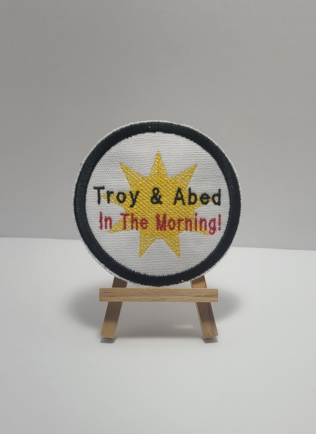 TROY & ABED in the Morning - Community TV Show Meme Embroidered Patch ...