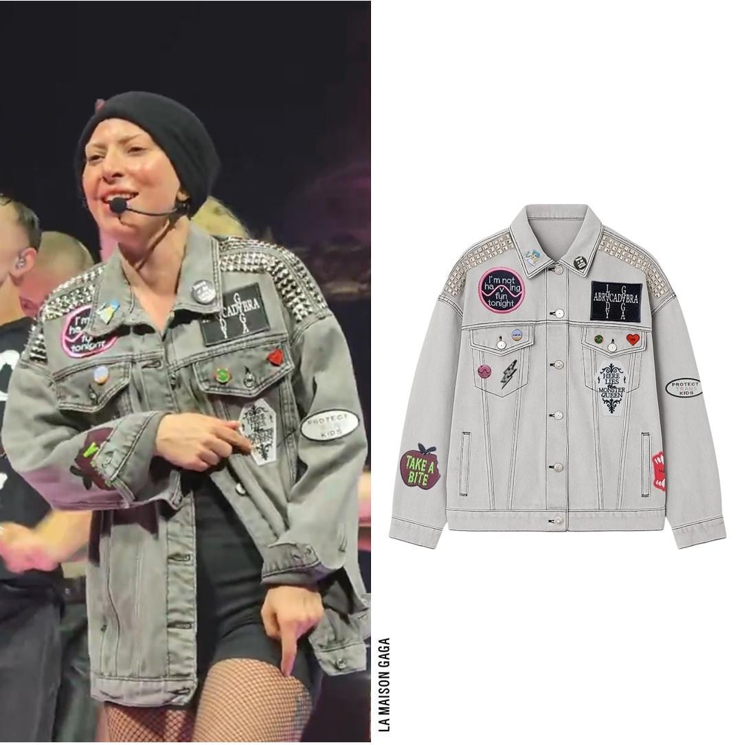 Lady Gaga Seattle Patch Jacket Patches Set - the EXACT Patches Gaga ...