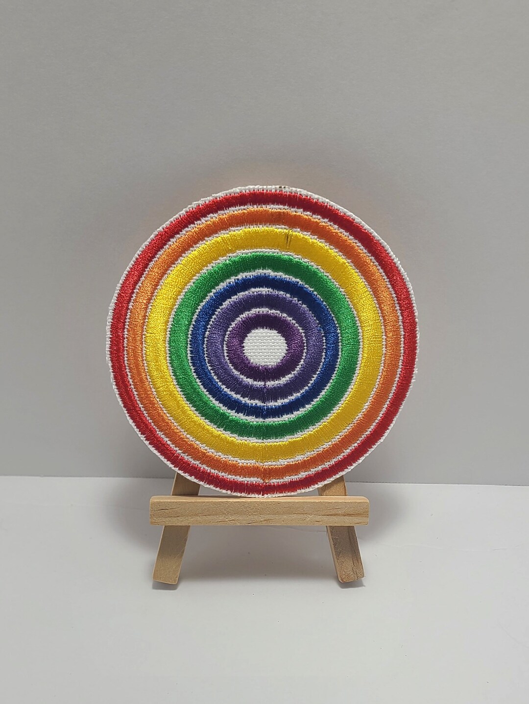 Rainbow Pride LGBTQIA Bullseye Embroidered Patch - Etsy