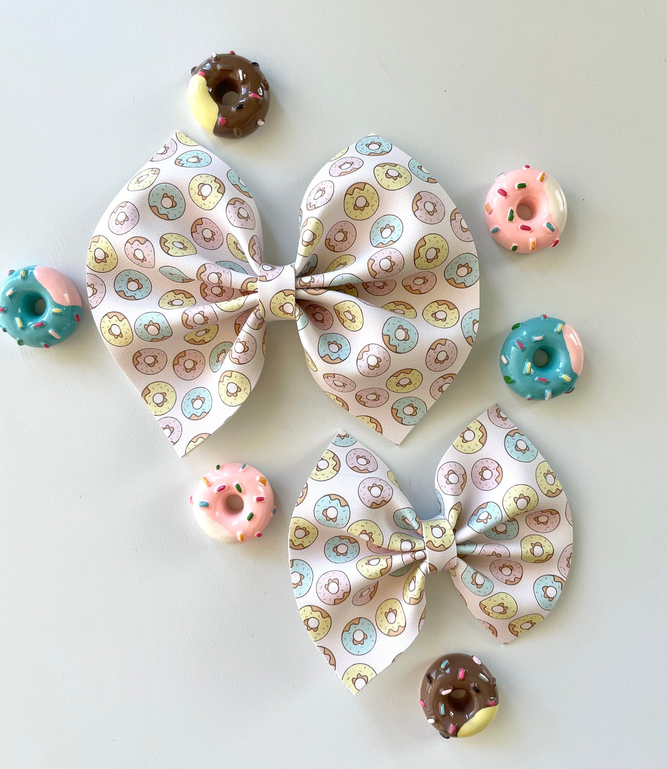 Donut Hair Bow, Donut Bows, Hair Bows, Bows for Girls, Toddler Hair ...