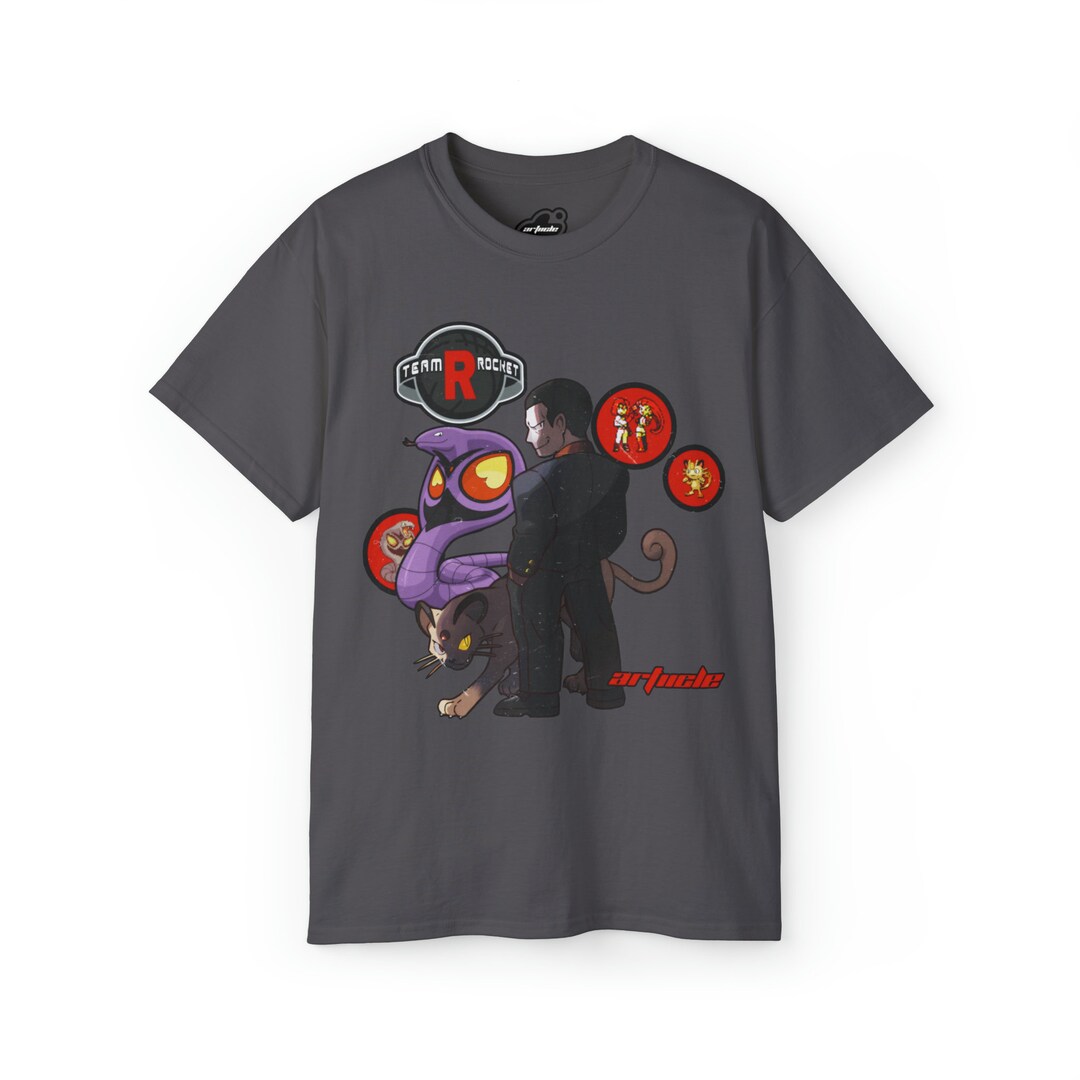 Vintage Style Team Rocket Tee - Etsy