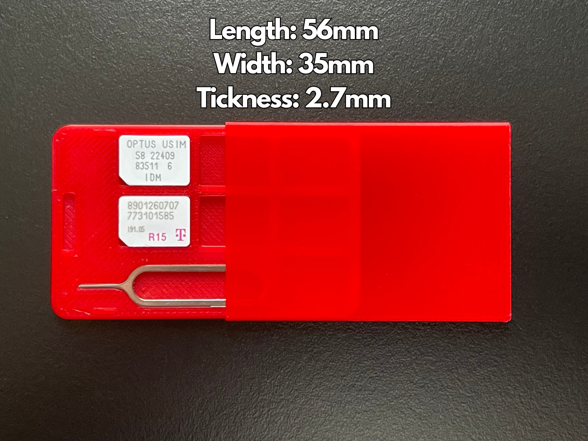 SIM Card Travel Case (7x Nano) - Etsy