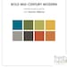 Mid-century Modern Sherwin Williams Paint Palette: Bold MCM Color ...