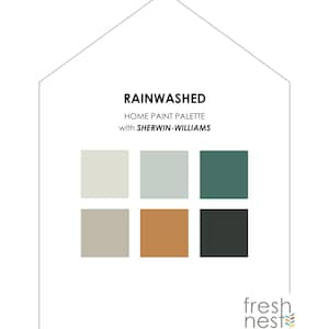 Sherwin Williams Rainwashed Color Palette