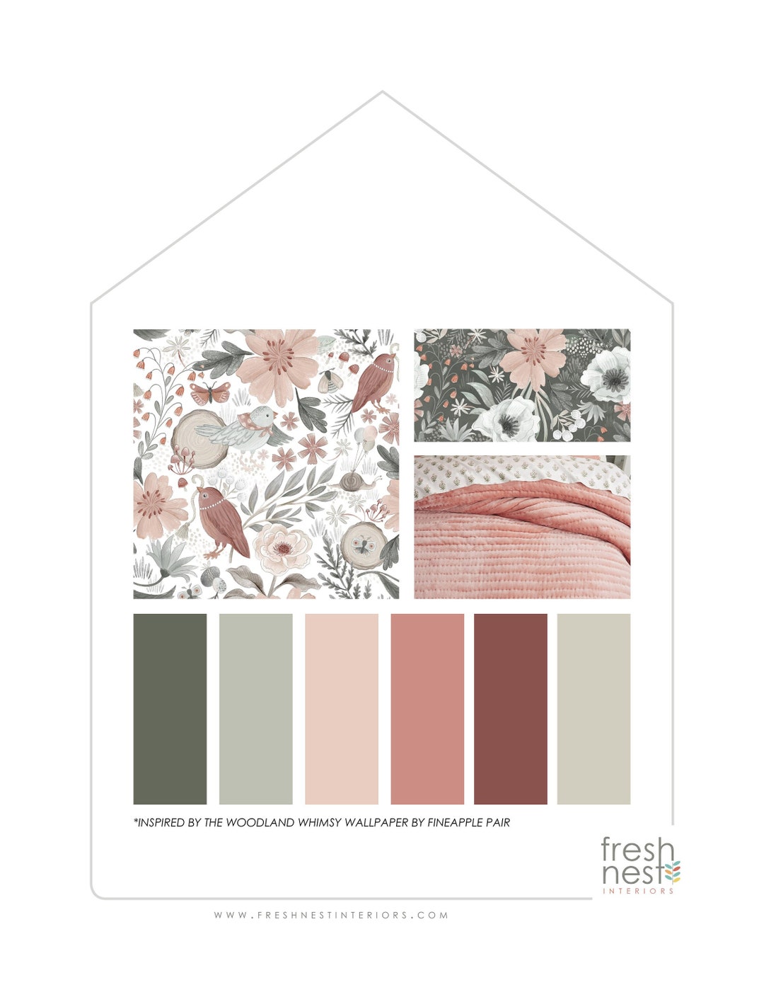 Woodland Whimsy Sherwin Williams Paint Palette (digital Download) - Etsy