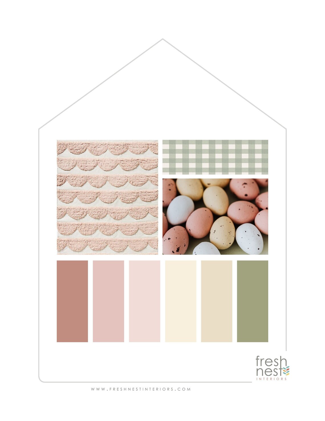 Benjamin Moore Pastel Paint Palette - Quiet Spring - Color Palette ...