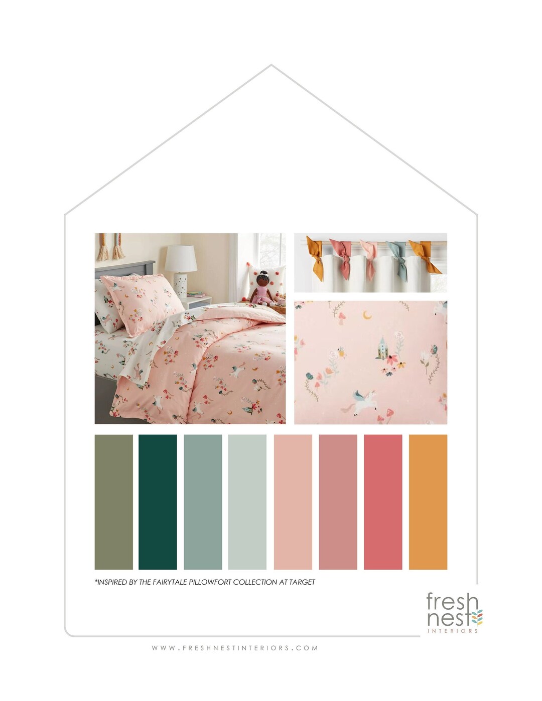 Fairytale Room: Sherwin Williams Paint Color Palette (digital Download ...