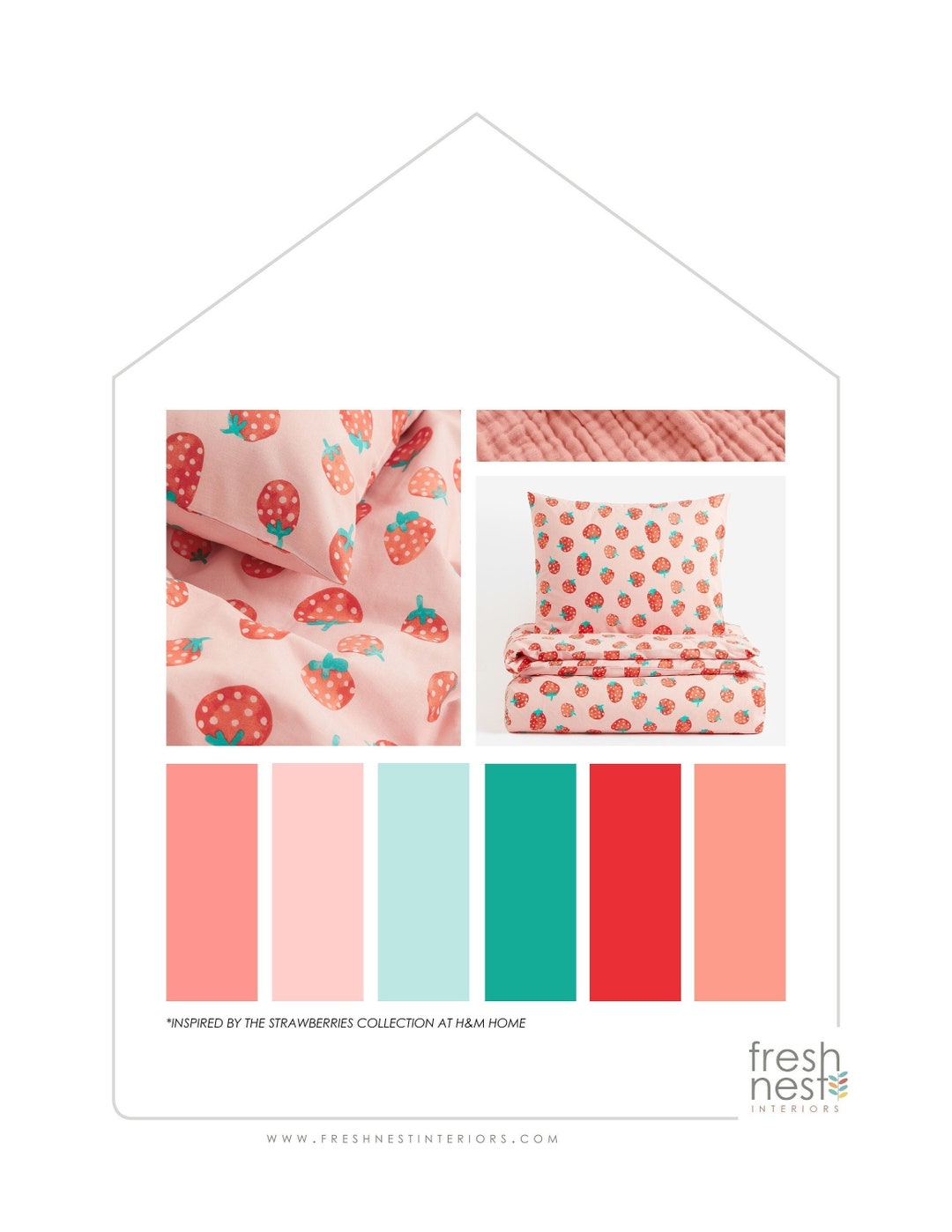 Sherwin Williams Paint Palette - Strawberries, Color Palette, Color ...